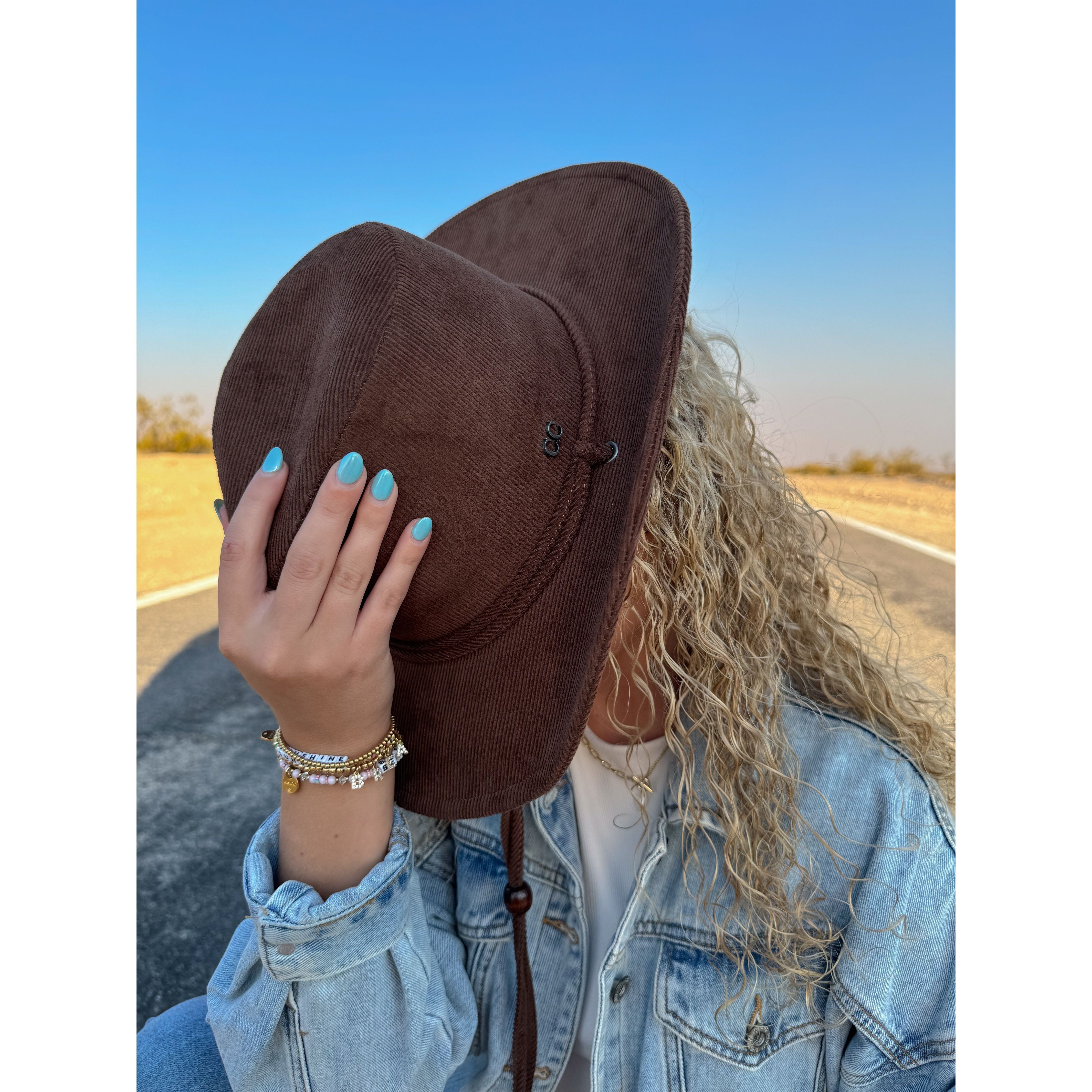 Sundance Corduroy C.C Cowboy Hat VCC0082 – ccbeanie.com