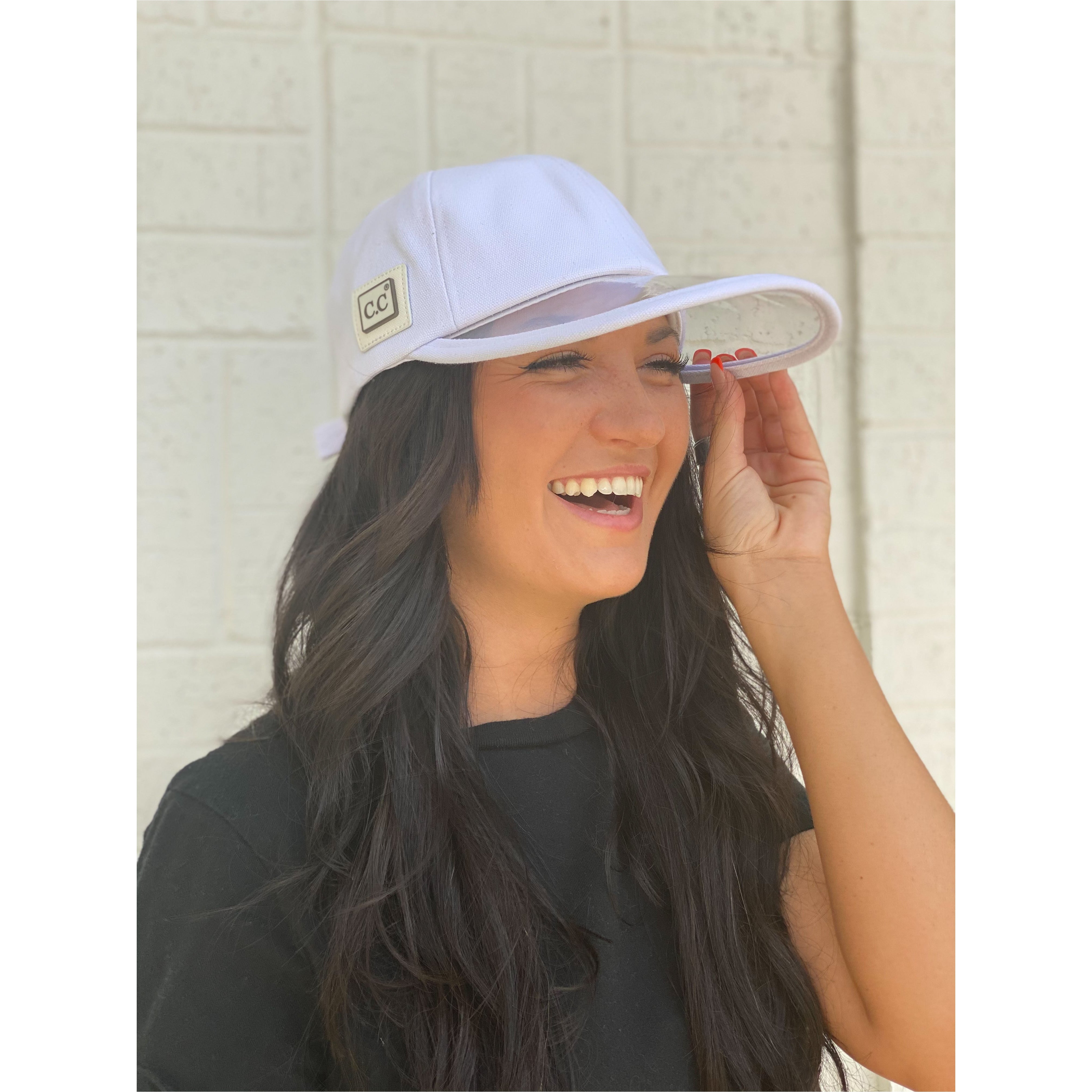 Canvas CC Ball Cap with PVC Brim BA781 – ccbeanie.com